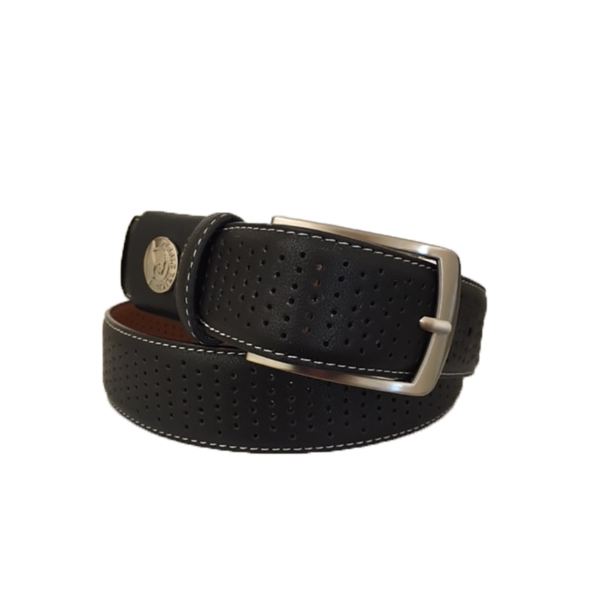 Pebble Beach Leather Stretch Perforated Belt Pga Tour Superstore
