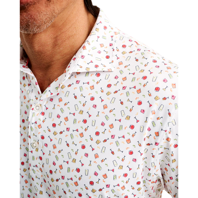 Johnnie O Shaken Printed Polo | PGA TOUR Superstore
