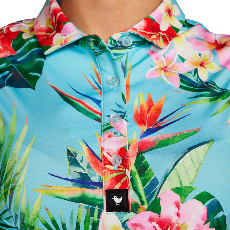 Bad Birdie Tropics Sleeveless Polo Shirt Pga Tour Superstore