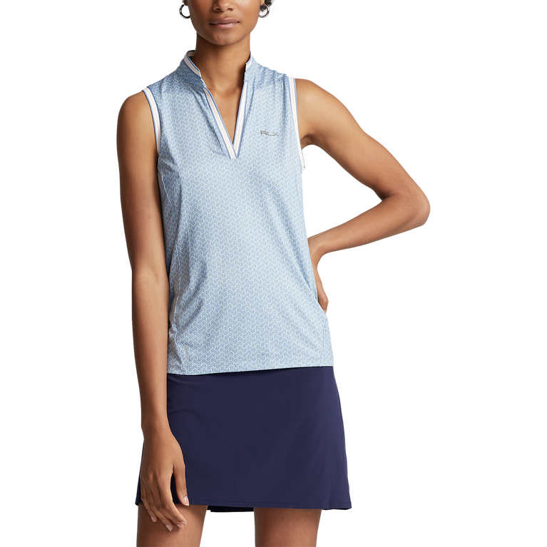 RLX Golf Tailored Fit Sleeveless Piqué Popover Polo Shirt | PGA TOUR Superstore
