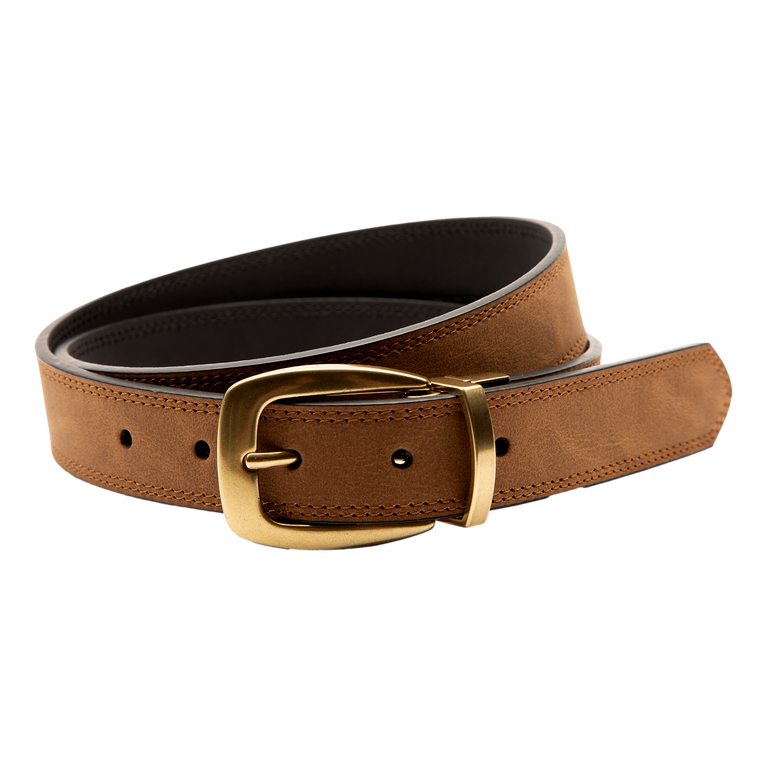 Spirit Leatherworks Reversible Leather Double Stitched Women's Belt ...