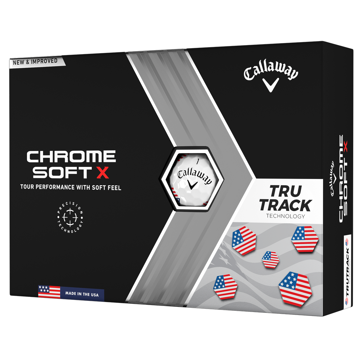 Callaway Chrome Soft X USA TruTrack Golf Ball | PGA TOUR Superstore