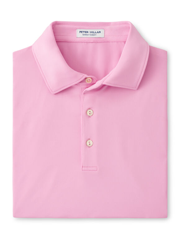 Solid Performance Jersey Sean Self Collar Polo | PGA TOUR Superstore