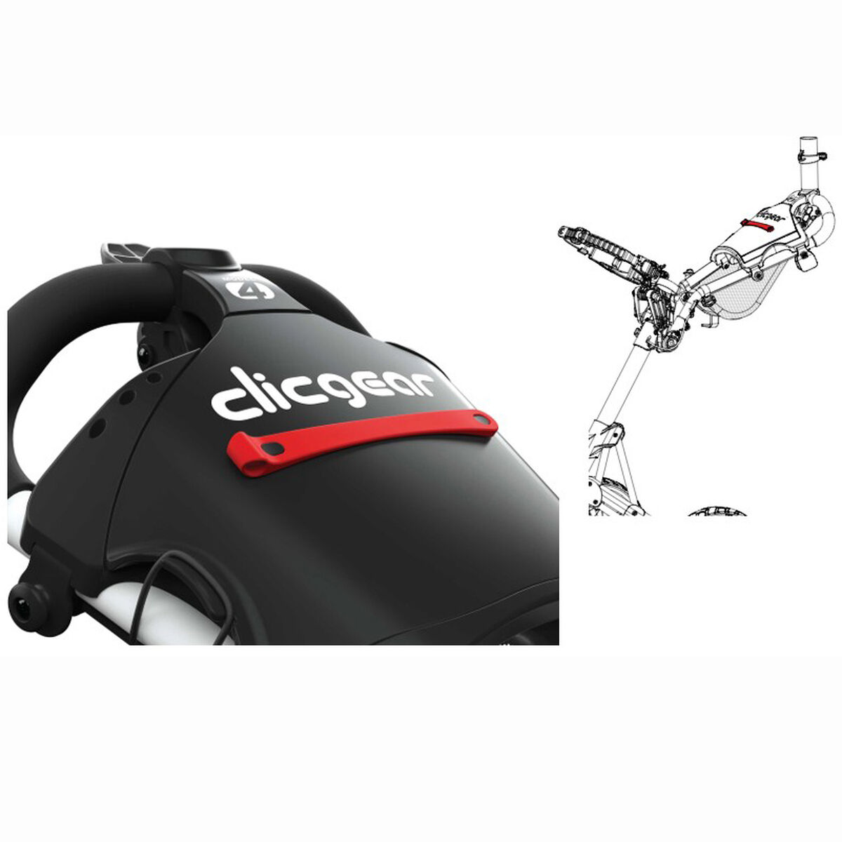 Clicgear Model 4.0 Golf Push Cart | PGA TOUR Superstore