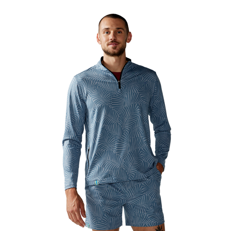 Chubbies Calm Palm Qtr Zip | PGA TOUR Superstore