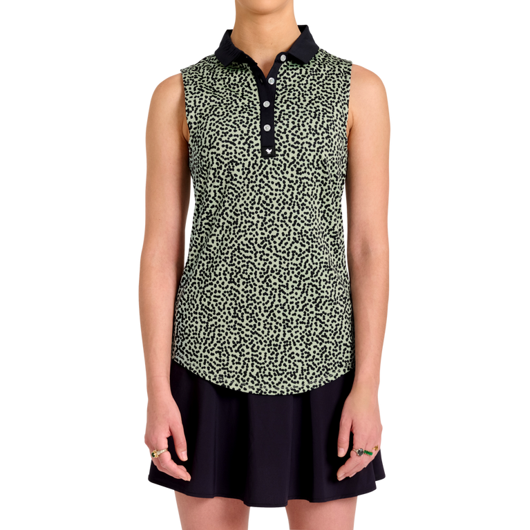 Bad Birdie Mint Chip Sleeveless Polo Shirt Pga Tour Superstore