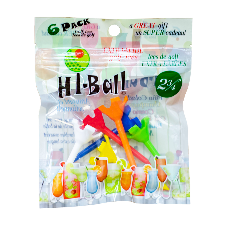 Hi-Ball 2-3/4" Solid Tees 6-Pack | PGA TOUR Superstore