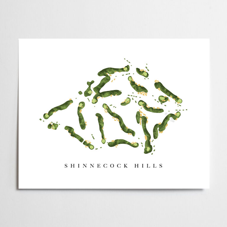 Claire W Shinnecock Hills Golf Course Map | PGA TOUR Superstore