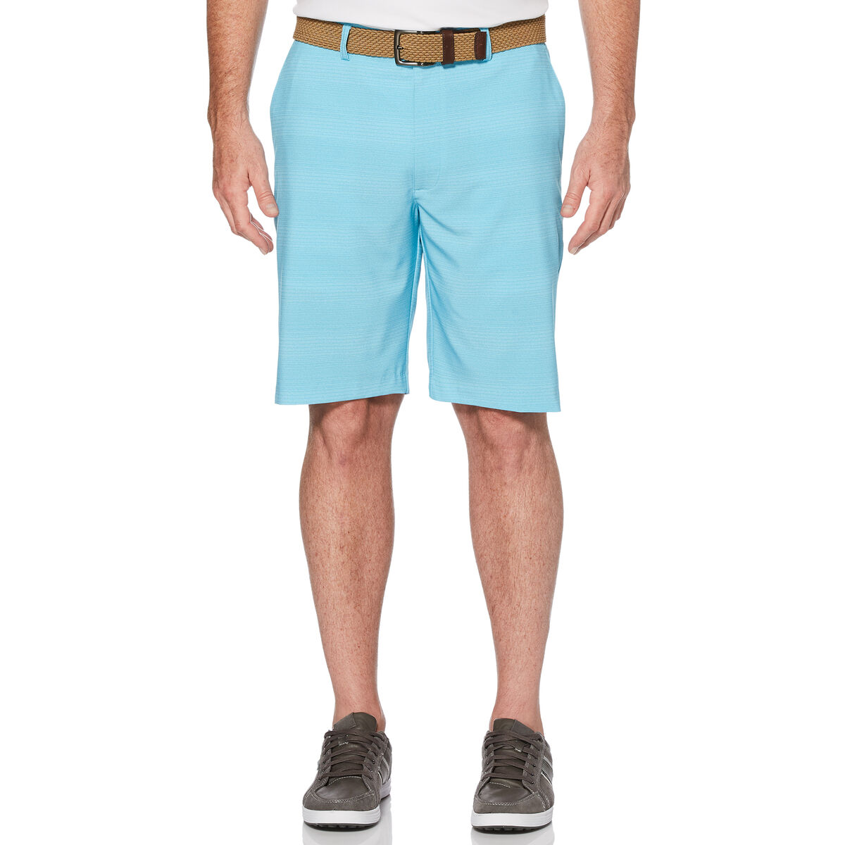 PGA TOUR Men's Pro Series Fine Line Flat Front Golf Short with Active ...