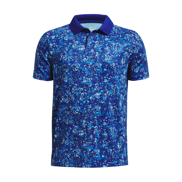 Boys Performance Floral Speckle Polo | PGA TOUR Superstore