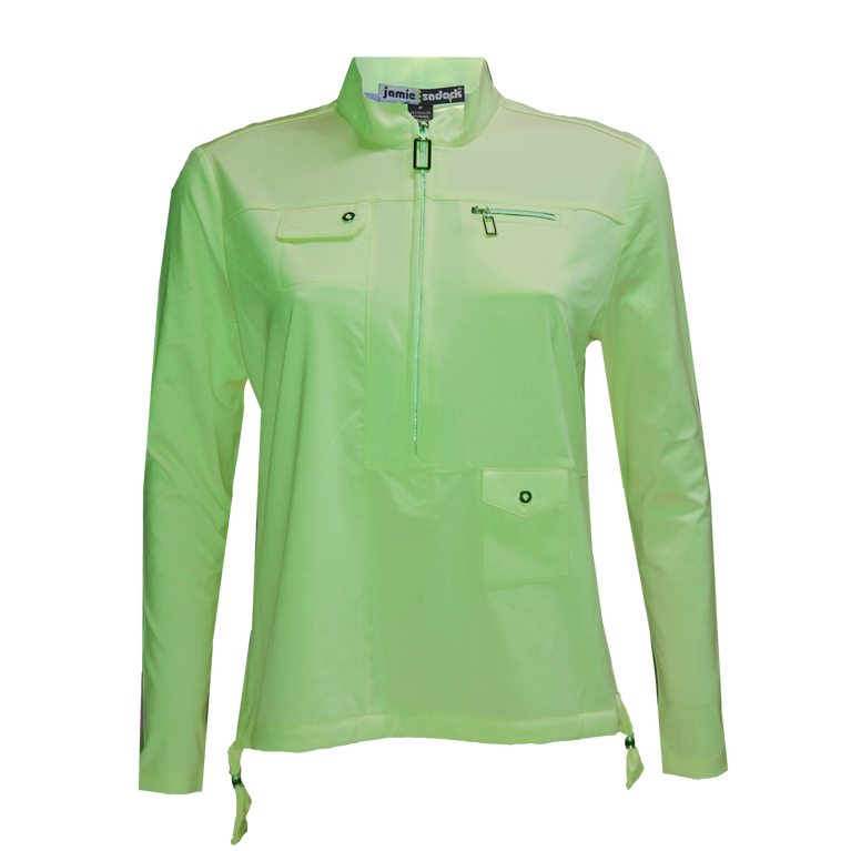 Jamie Sadock Cooltrex Solid Sunsense Quarter Zip Pull Over | PGA TOUR ...