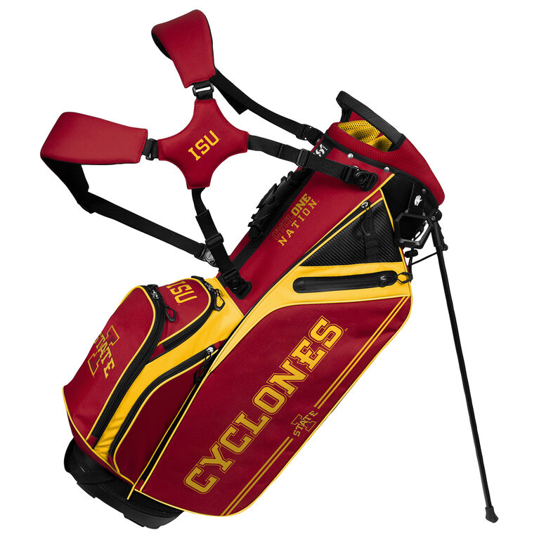 Team Effort Iowa State Cyclones Caddie Carry Hybrid Bag Pga Tour