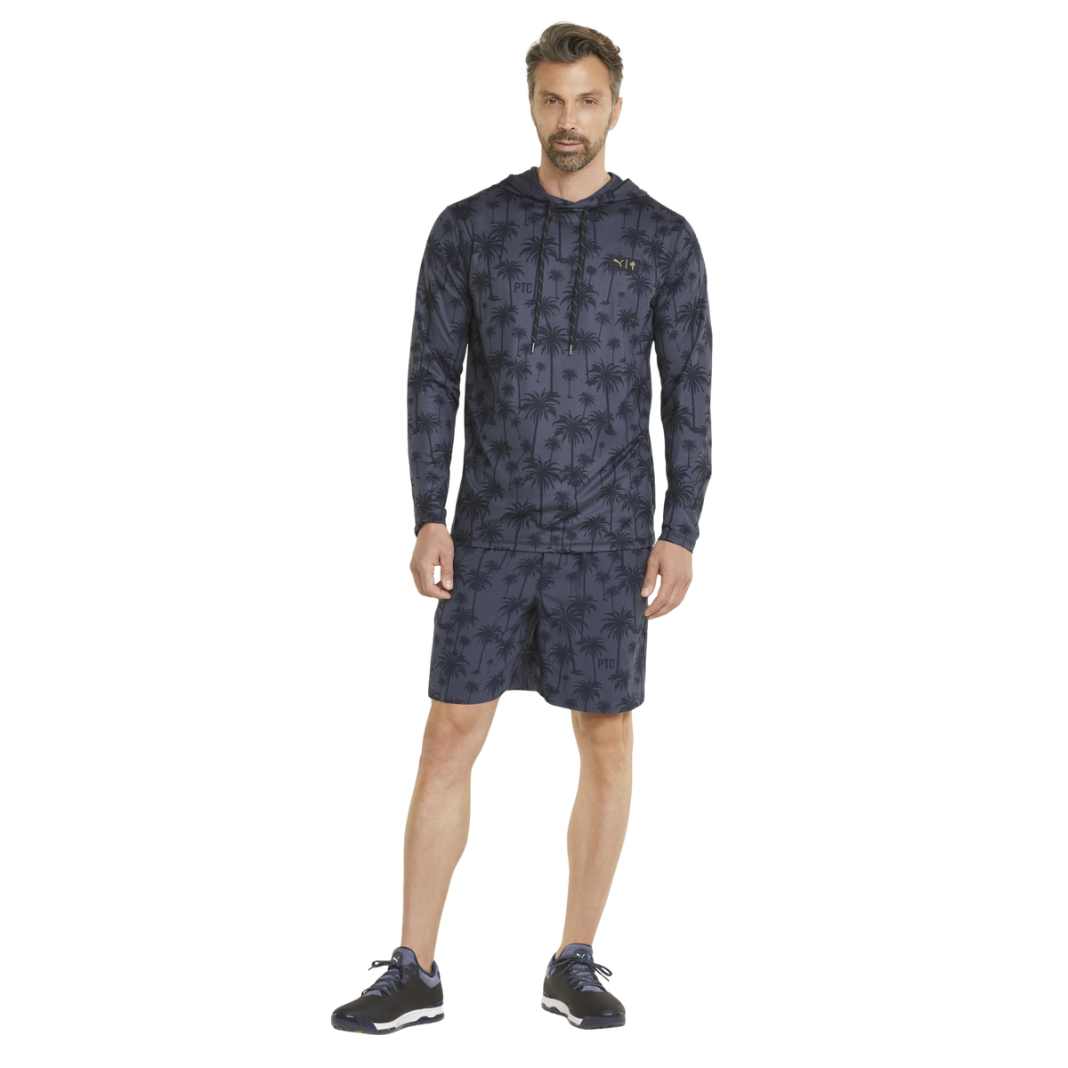 Puma X Ptc Palm Tree Lightweight Golf Hoodie Pga Tour Superstore