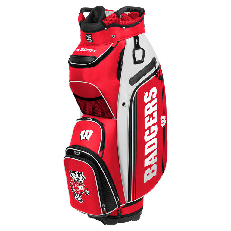 Team Effort Wisconsin Badgers Bucket Iii Cooler Cart Bag Pga Tour