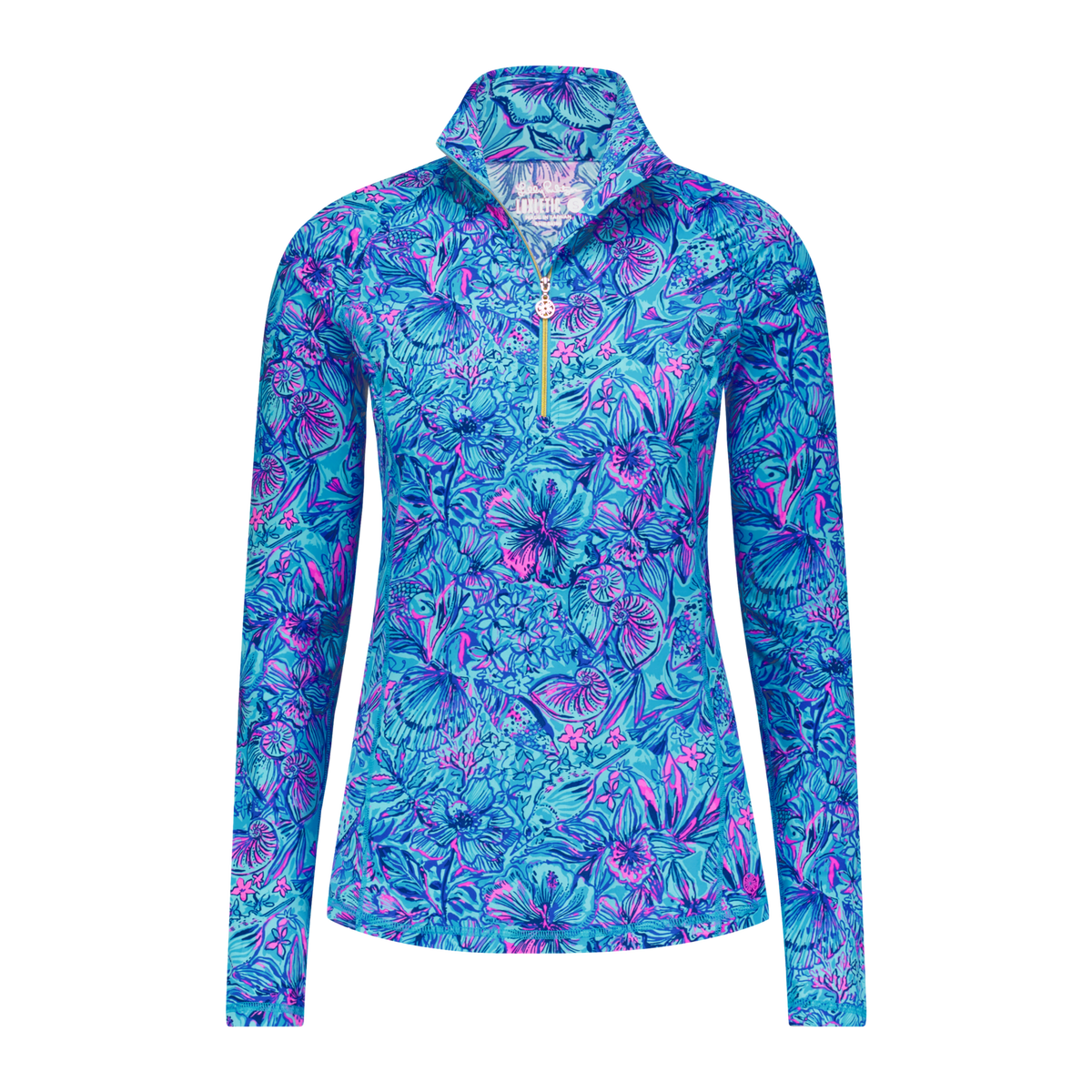 Lilly Pulitzer Justine Luxletic Long Sleeve Quarter Zip Pullover | PGA ...