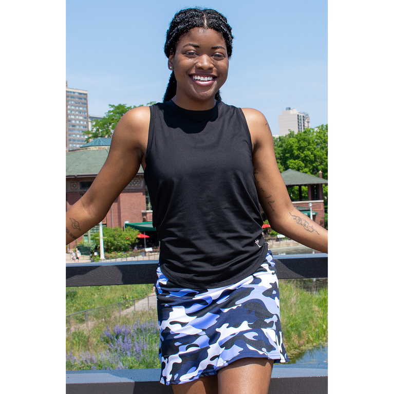 Golftini Community Camo 16 Ruffled Skort Pga Tour Superstore