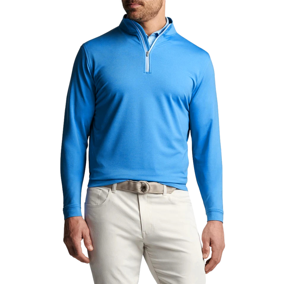 Peter Millar Perth Melange Performance Qtr-Zip | PGA TOUR Superstore