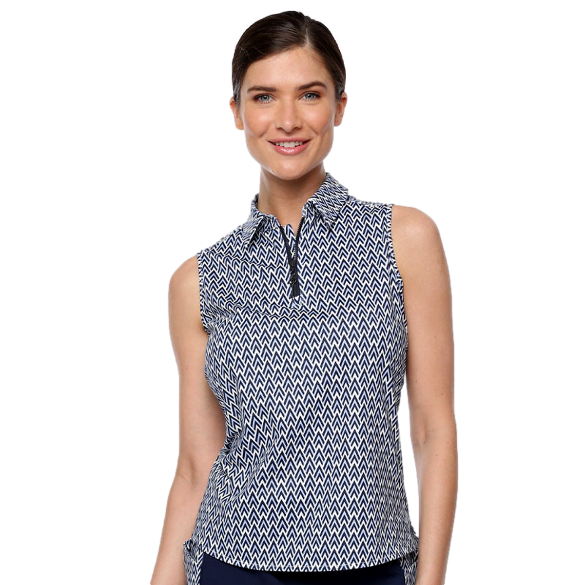 Belyn Key Keystone Skyline Sleeveless Polo Shirt | PGA TOUR Superstore