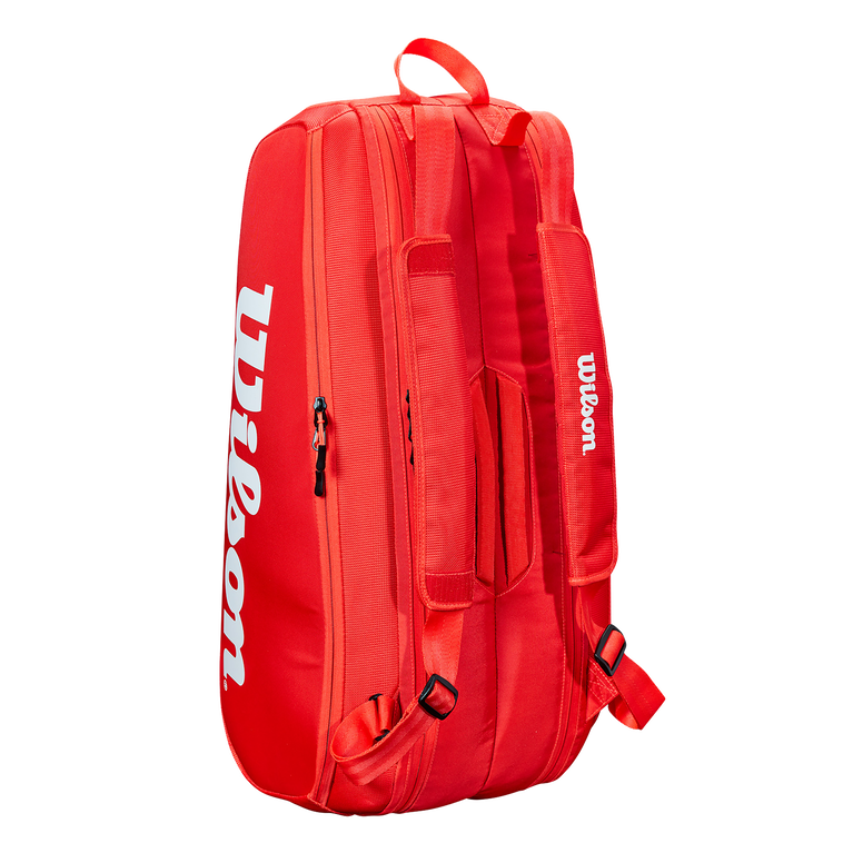 Wilson Super Tour 2021 Red 6 Pk Tennis Bag Pga Tour Superstore