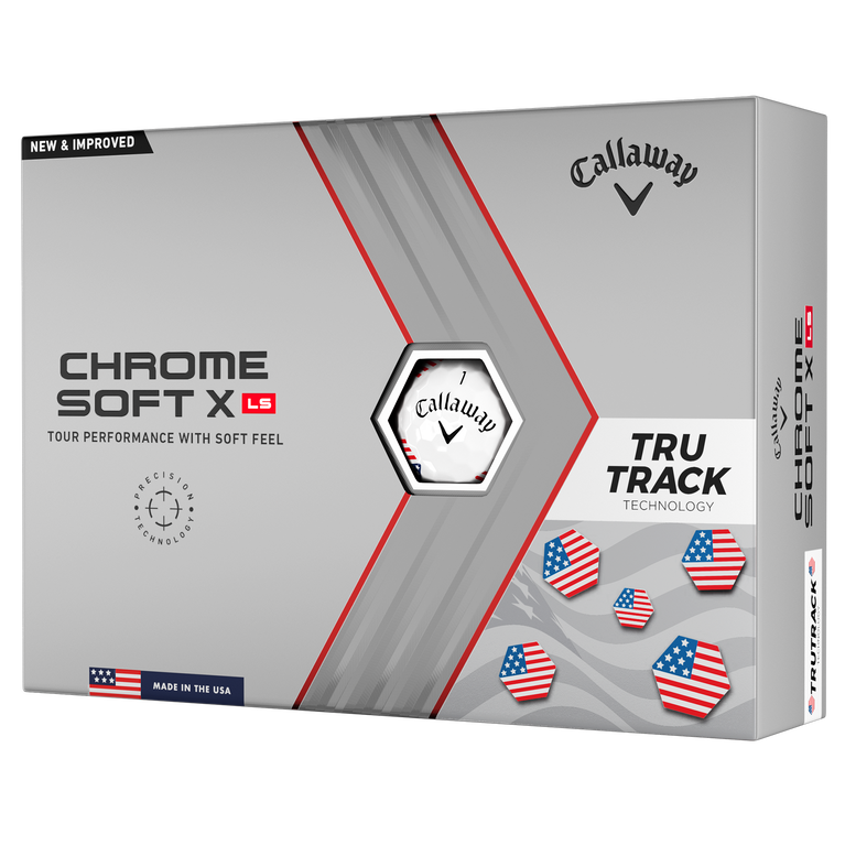 Callaway Chrome Soft X LS USA TruTrack Golf Ball | PGA TOUR Superstore