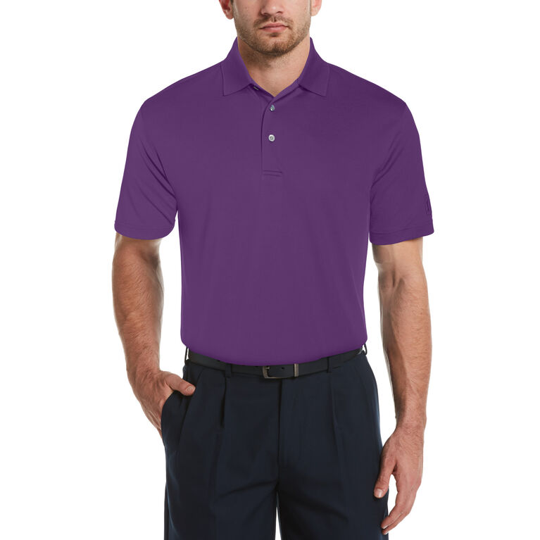 Pga Tour Airflux Solid Short Sleeve Golf Polo Shirt Pga Tour Superstore
