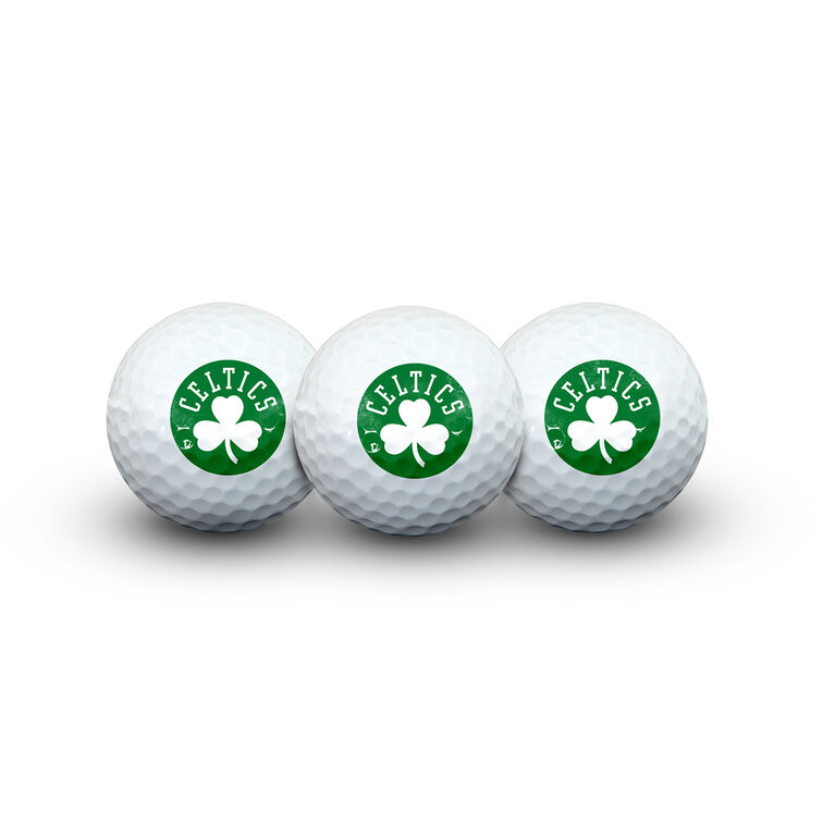 Team Effort Boston Celtics Golf Ball Pack Of 3 Pga Tour Superstore